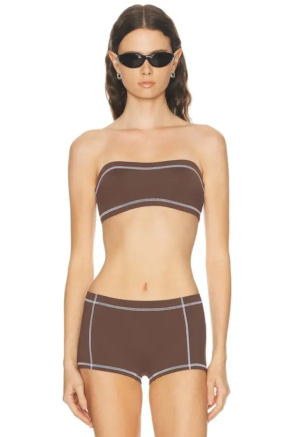 Staud Sara Bikini Top - Java