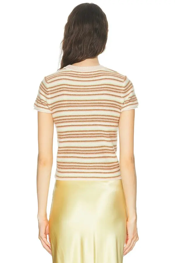 Sablyn Jude Short Sleeve Tee - Buttercup