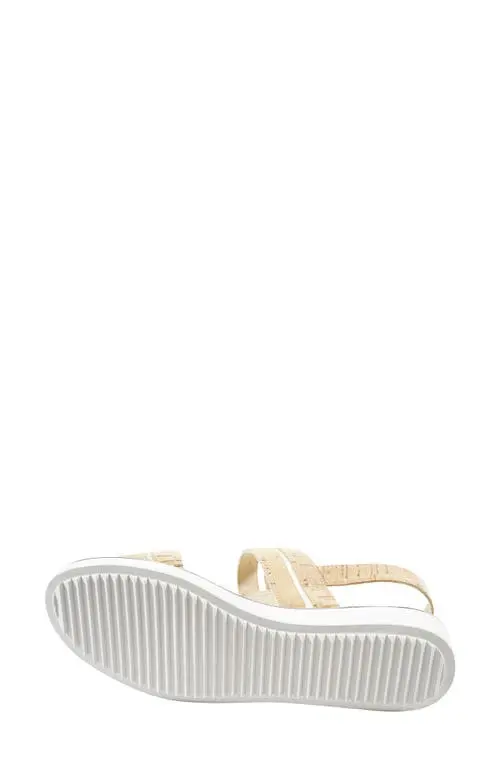 Vaneli Espe Slingback Wedge Sandal - Natural