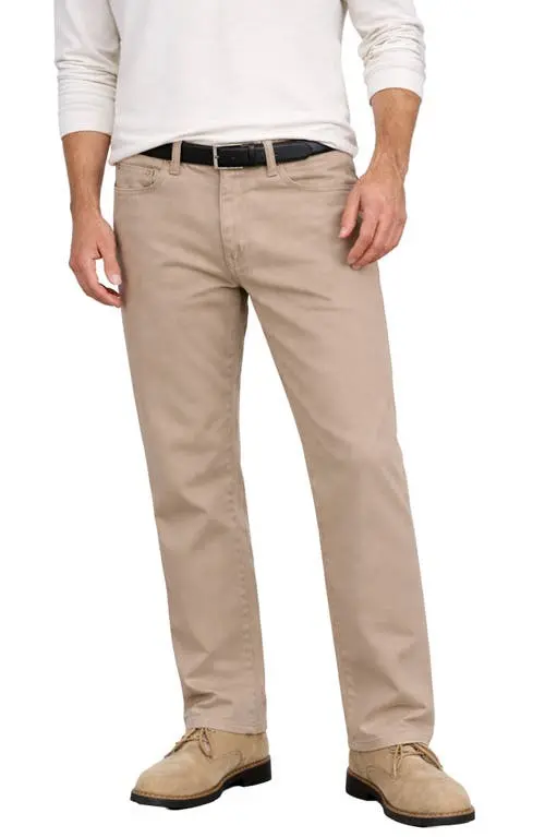 Fidelity Denim 50-11 Relaxed Straight Leg Jeans - Latte