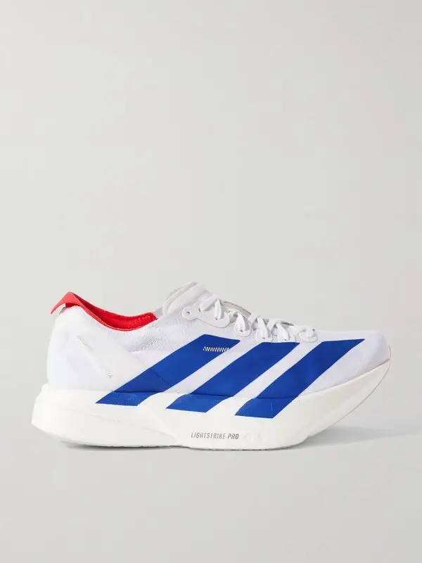 Adidas Adizero Adios Pro 4 Ripstop Running Sneakers - White