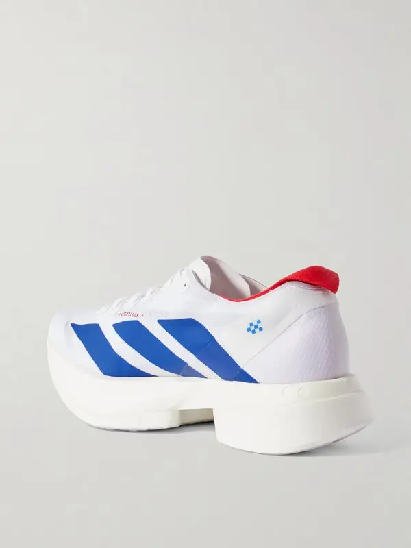 Adidas Adizero Adios Pro 4 Ripstop Running Sneakers - White