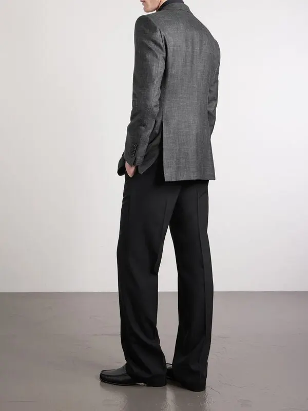 TOM FORD Dyllan Wool, Silk, And Linen-blend Blazer