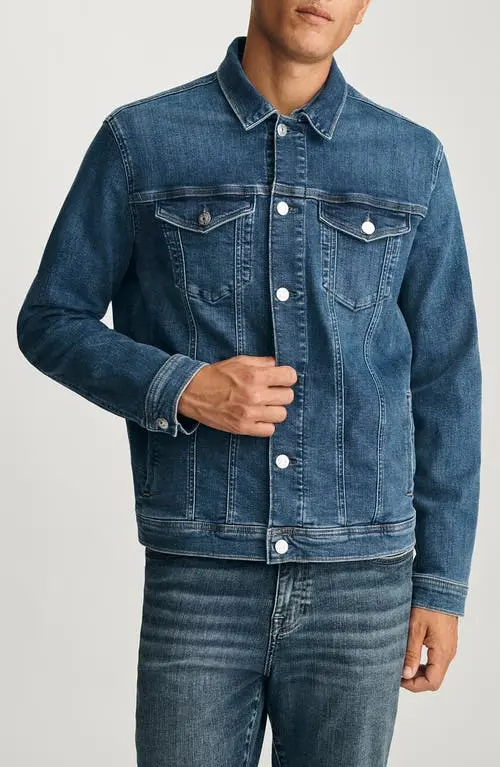 MAVI Drake Denim Trucker Jacket - Mid Brushed Classic Vintage