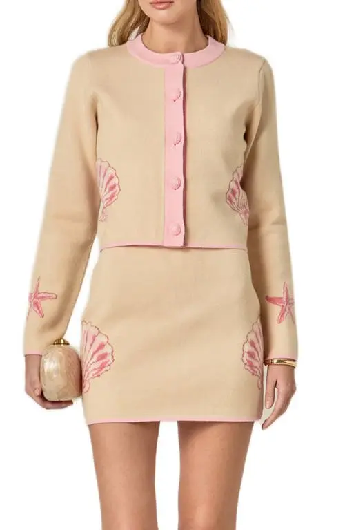 English Factory Seashell Cardigan