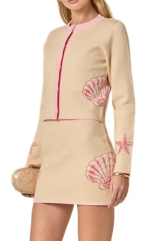 English Factory Seashell Cardigan