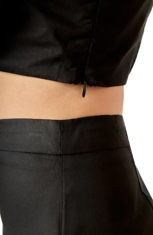 English Factory High Waist Column Midi Skirt