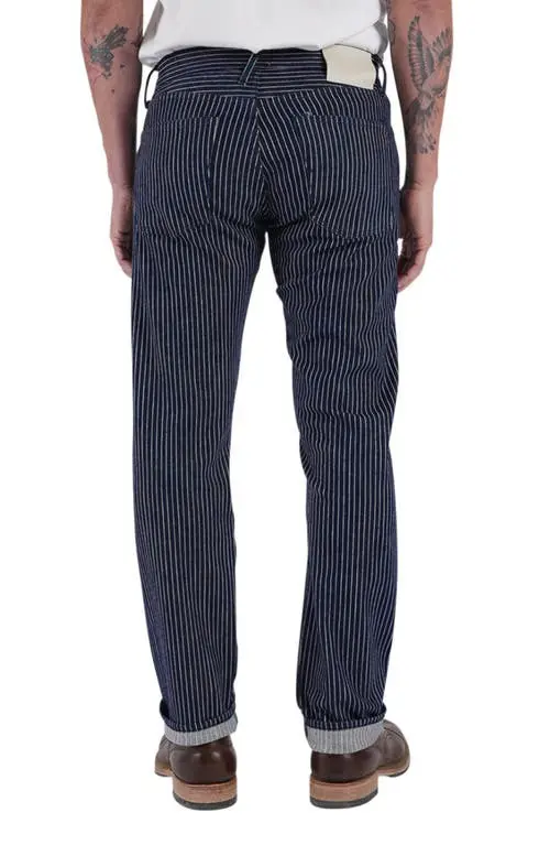 HIROSHI KATO The Hammer Straight Leg 14-ounce Stretch Selvedge Jeans - Rinse