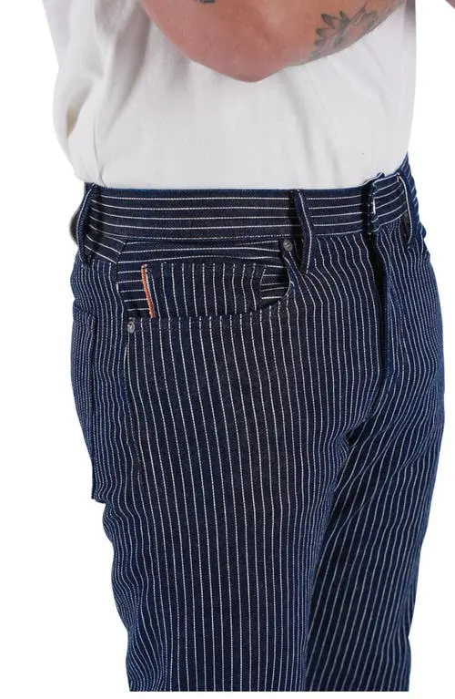HIROSHI KATO The Hammer Straight Leg 14-ounce Stretch Selvedge Jeans - Rinse