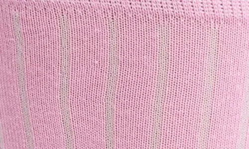 HIGH HEEL JUNGLE Arcade Stripe Crew Socks - Pink