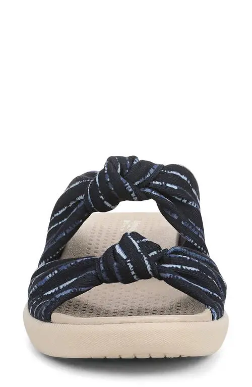 LIFESTRIDE Caring Slide Sandal - Navy/blue Multi