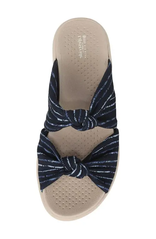 LIFESTRIDE Caring Slide Sandal - Navy/blue Multi