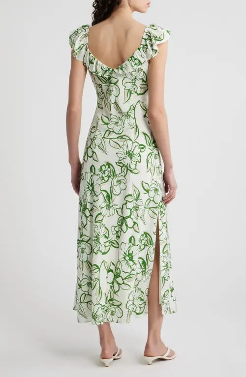 Sam Edelman Petal Sketch Maxi Dress