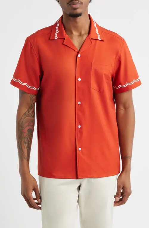 MAVRANS Rust Waves Performance Camp Shirt