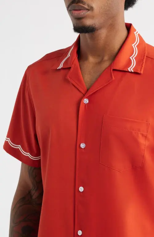 MAVRANS Rust Waves Performance Camp Shirt