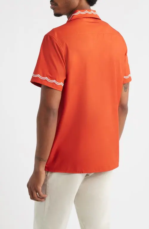 MAVRANS Rust Waves Performance Camp Shirt