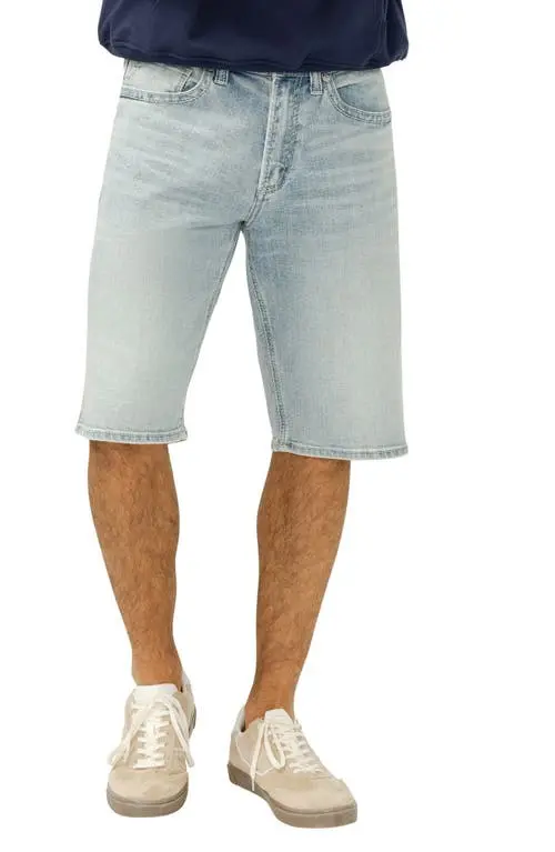 SILVER JEANS CO. Gordie Relaxed Fit Denim Shorts