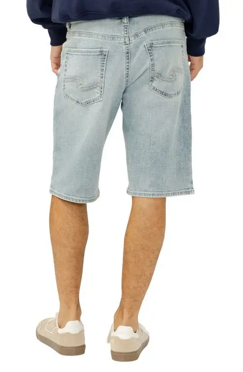 SILVER JEANS CO. Gordie Relaxed Fit Denim Shorts
