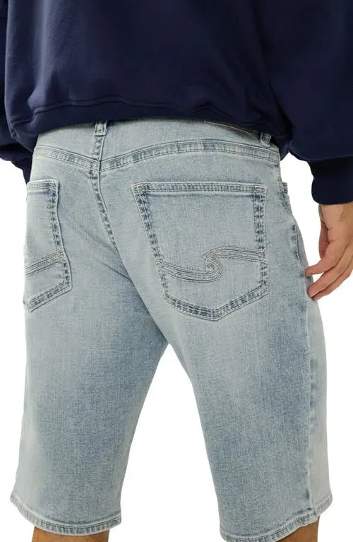 SILVER JEANS CO. Gordie Relaxed Fit Denim Shorts