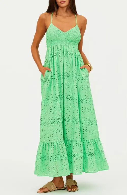 Beach Riot Ruthie Cotton Voile Maxi Sundress - Eyelet