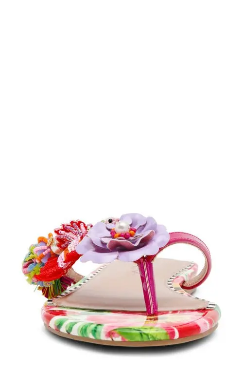 Betsey Johnson Doloris Bead & Sequin Flip Flop