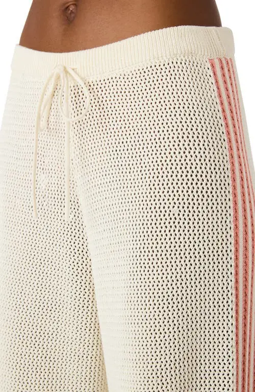 Steve Madden Paisley Open Stitch Wide Leg Pants