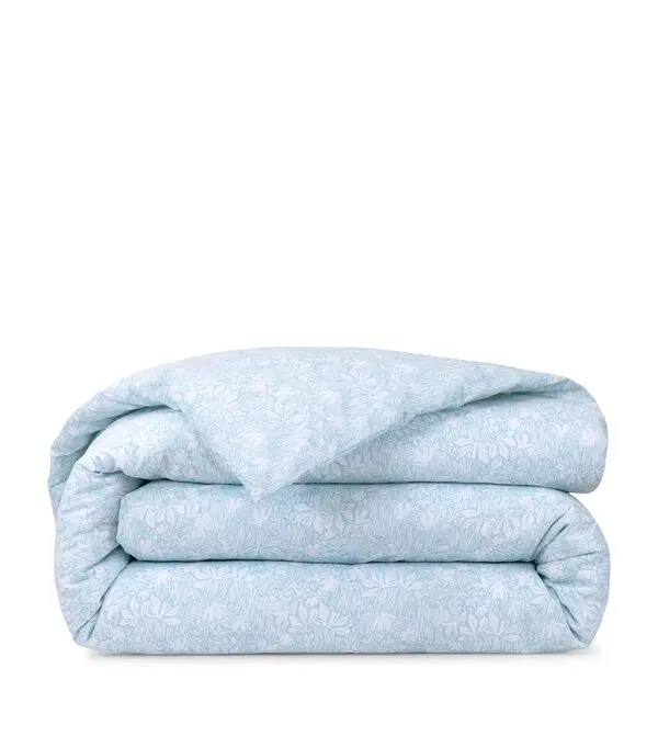 YVES DELORME Capri Aqua Duvet Cover - Blue