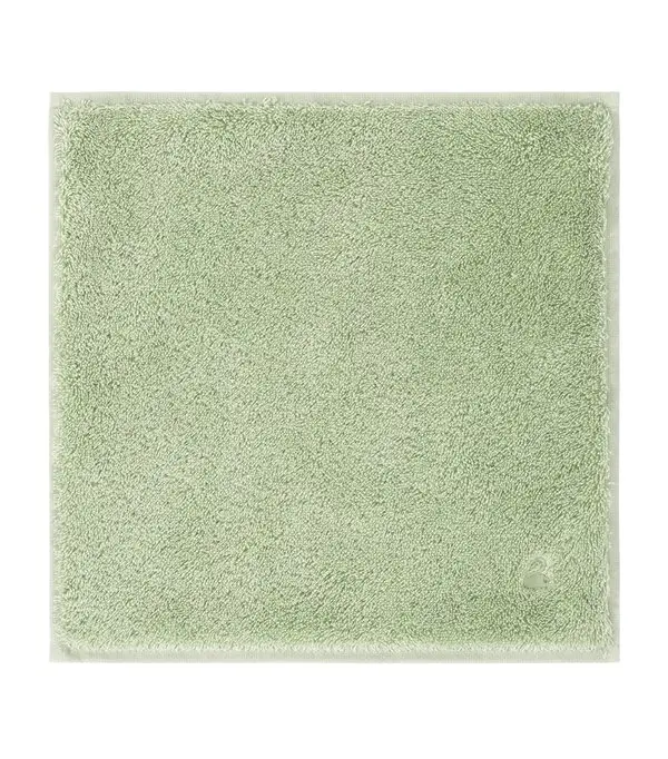 YVES DELORME Toile Face Cloth - Green