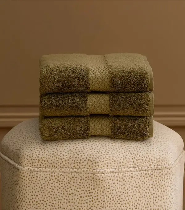 YVES DELORME Etoile Guest Towel - Green