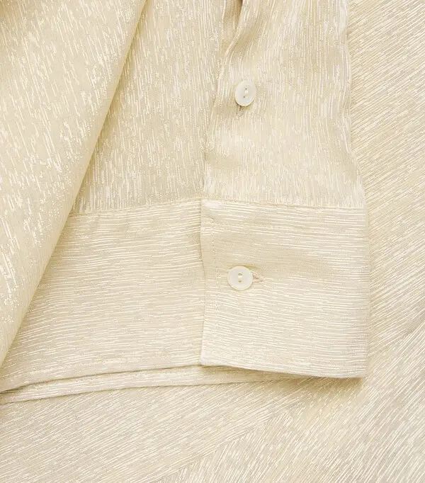 Palmer//harding Silk Voile Trace Shirt