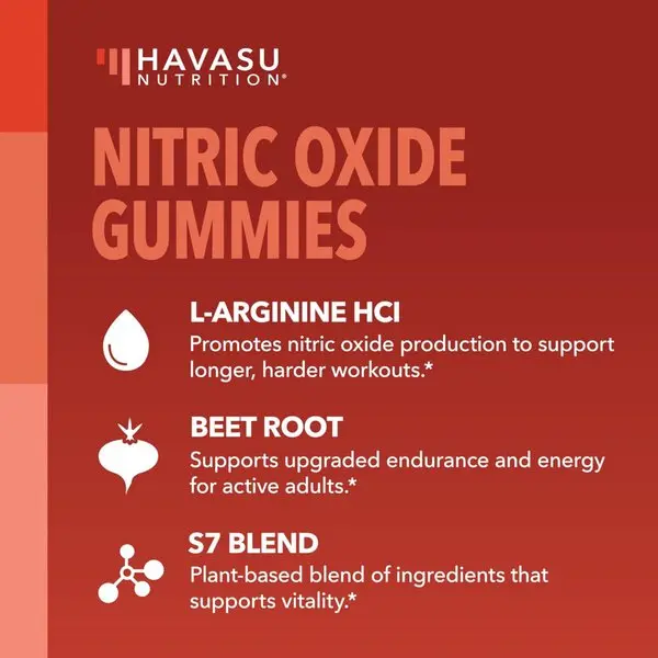 HAVASU NUTRITION Nitric Oxide Gummies For