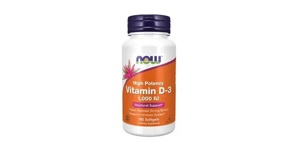 NOW FOODS Vitamin D-3 - No Color