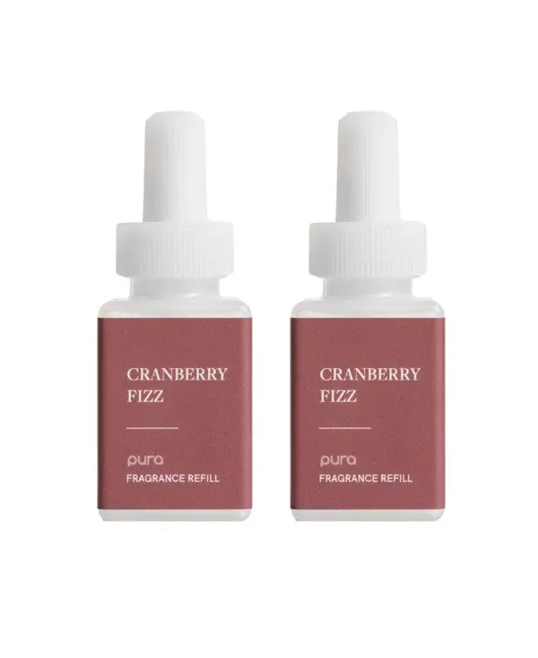 PURA Cranberry Fizz Smart Home Air Diffuser Fragrance Smart Home Scent Refill Up To 120-hours Of Premium Fragrance Per Refill - No Color