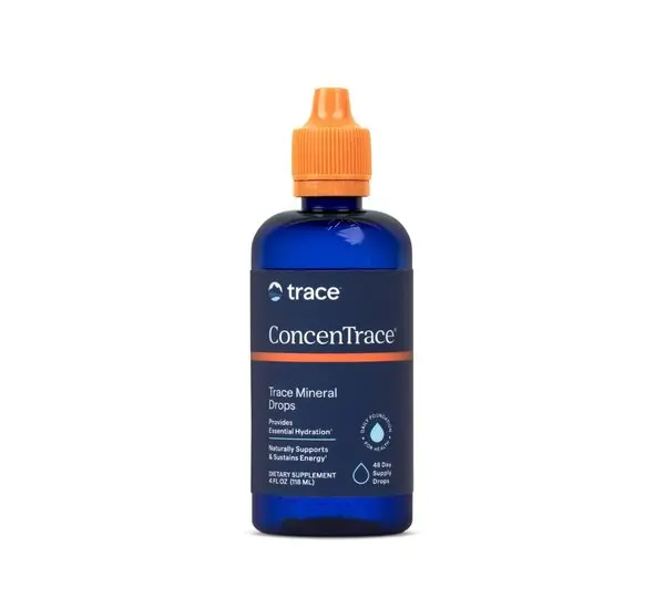 TRACE MINERALS Concentrace Trace Mineral Drops Liquid Supplement For Bone & Joint Support Aids Hydration & Electrolyte Restoration - No Color