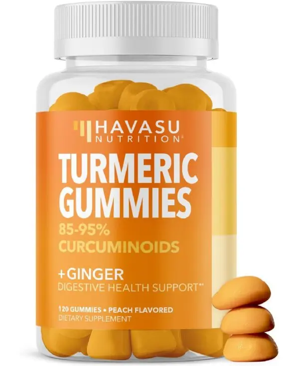 HAVASU NUTRITION Turmeric & Ginger Gummies - No Color