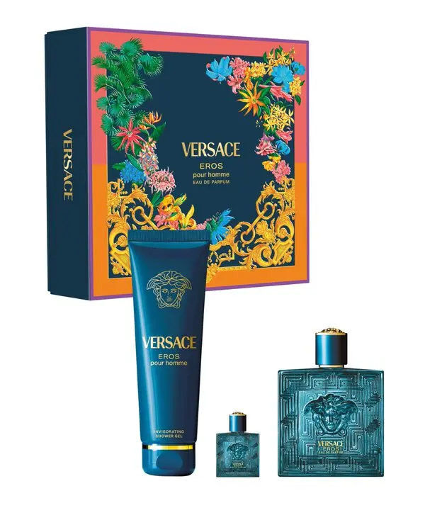 Versace 3-pc. Eros Eau De Parfum Spray And Shower Gel Set - No Color