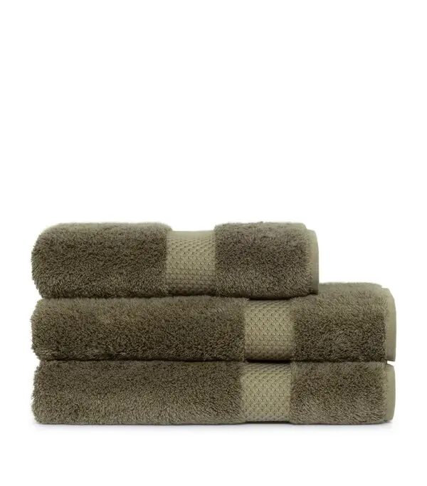 YVES DELORME Etoile Bath Towel - Green