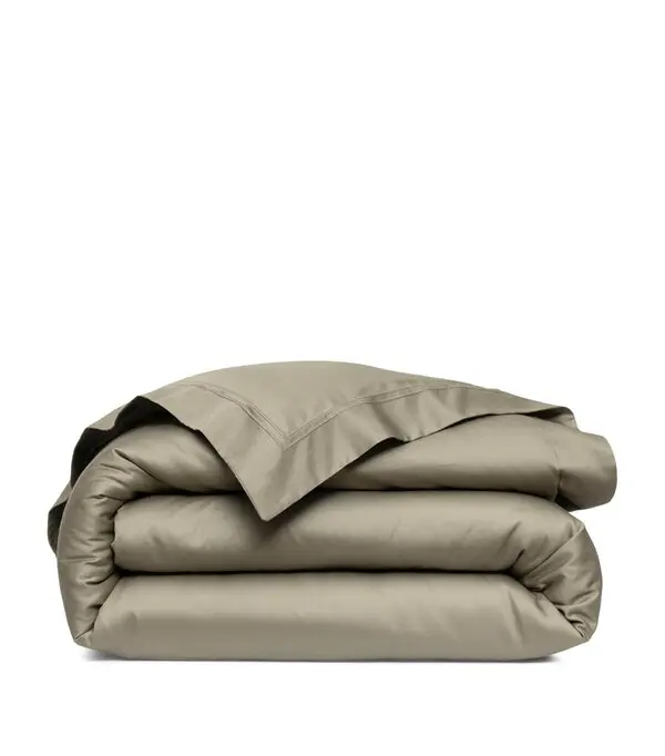 YVES DELORME Triomphe Kaki Duvet Cover - Green