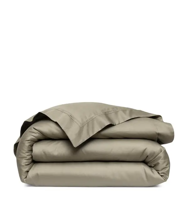 YVES DELORME Triomphe Kaki Duvet Cover - Green