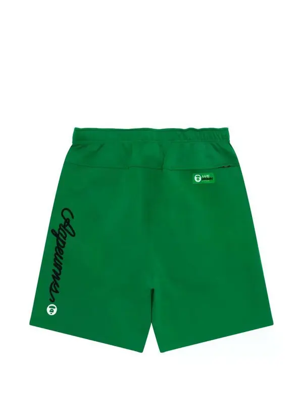 AAPE BY *A BATHING APE Logo Embroidery Shorts