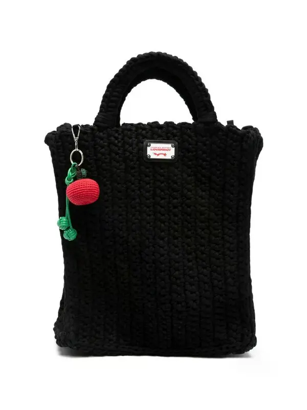 CHARLES JEFFREY Apple-charm Tote Bag