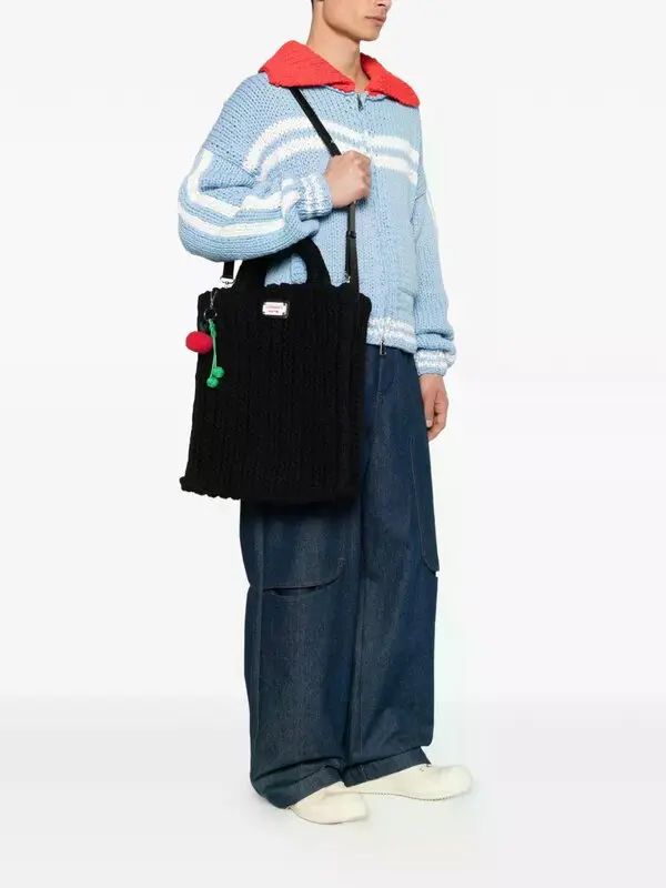 CHARLES JEFFREY Apple-charm Tote Bag