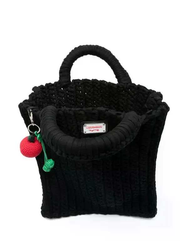 CHARLES JEFFREY Apple-charm Tote Bag