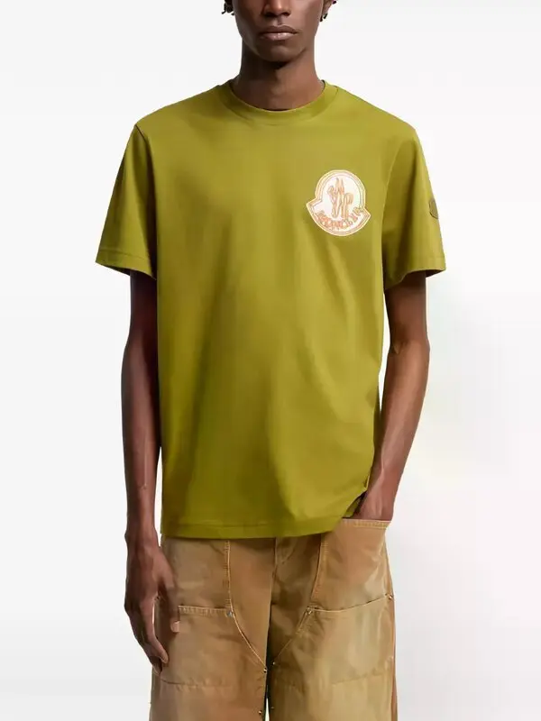 Moncler Crew-neck Logo-print T-shirt