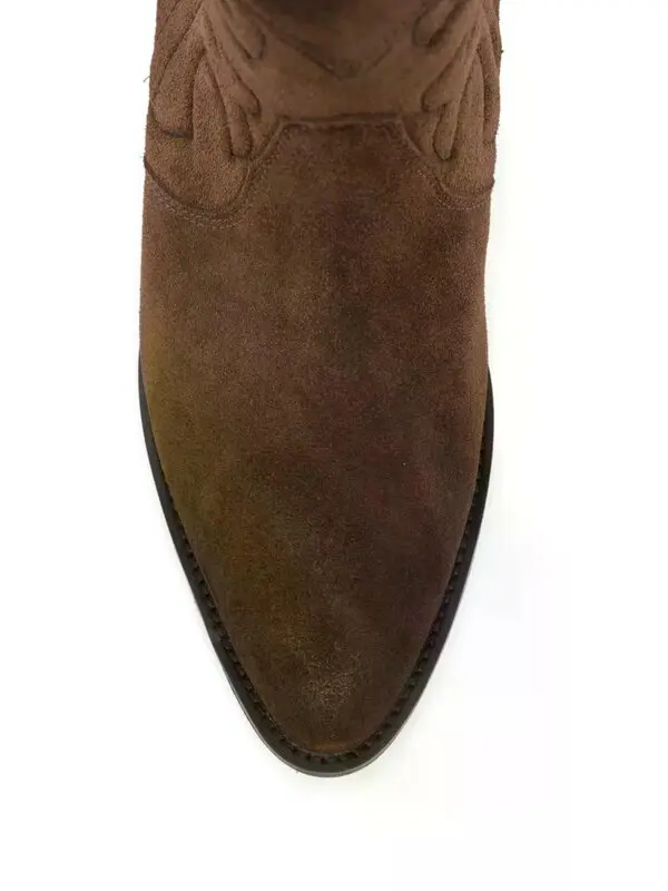 JULIE DEE Ankle Cowboy Boots