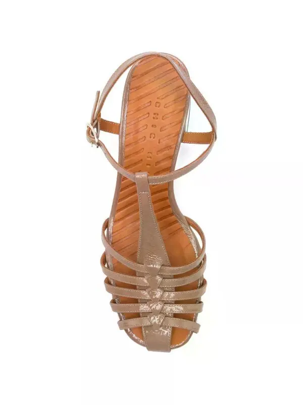 Chie Mihara Caged T-strap Sandals