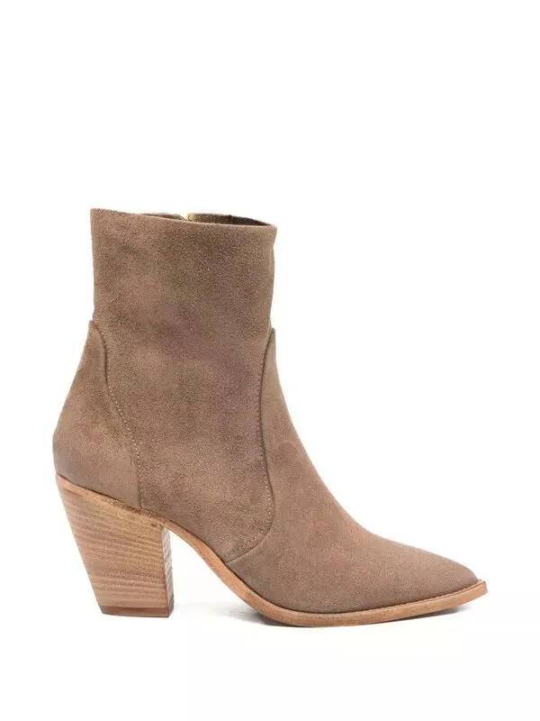 JULIE DEE Pointed Ankle Boots