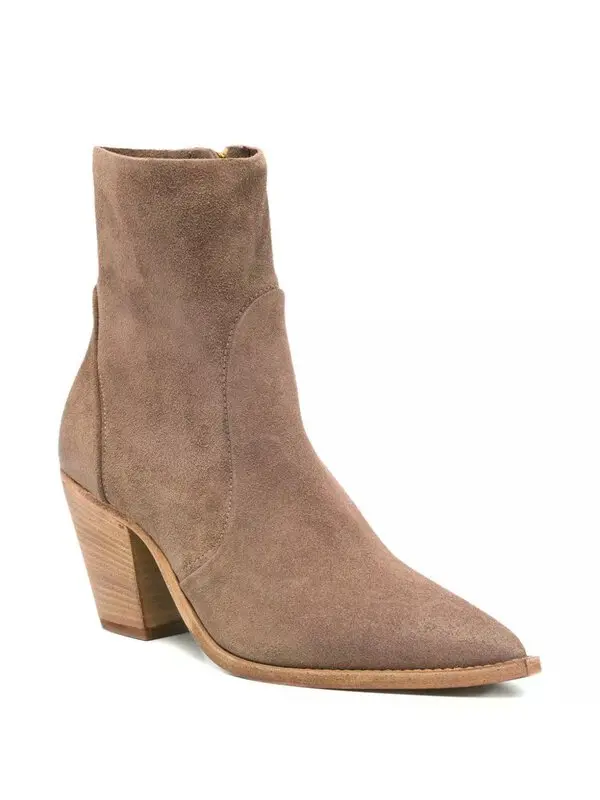JULIE DEE Pointed Ankle Boots
