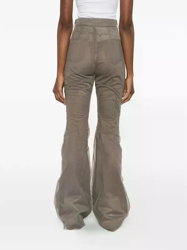 Rick Owens Bolan Panelled Trousers - Brown