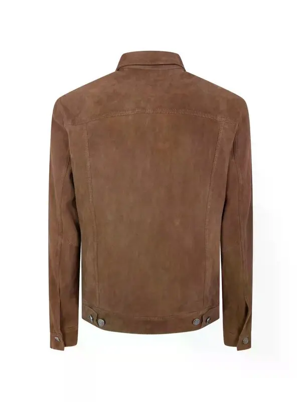 GIORGIO BRATO Suede Button Jacket